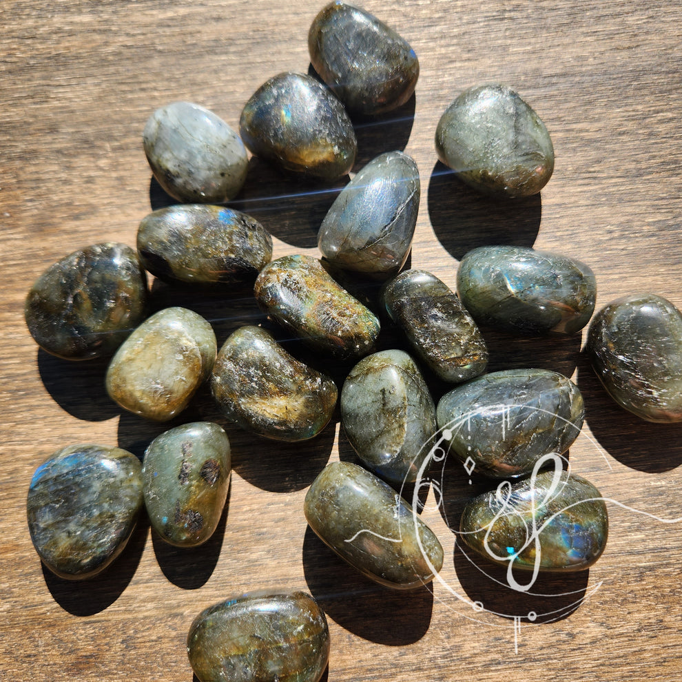 Labradorite Hand Cut Tumbles – Crystal for Intuition & Transformation ...